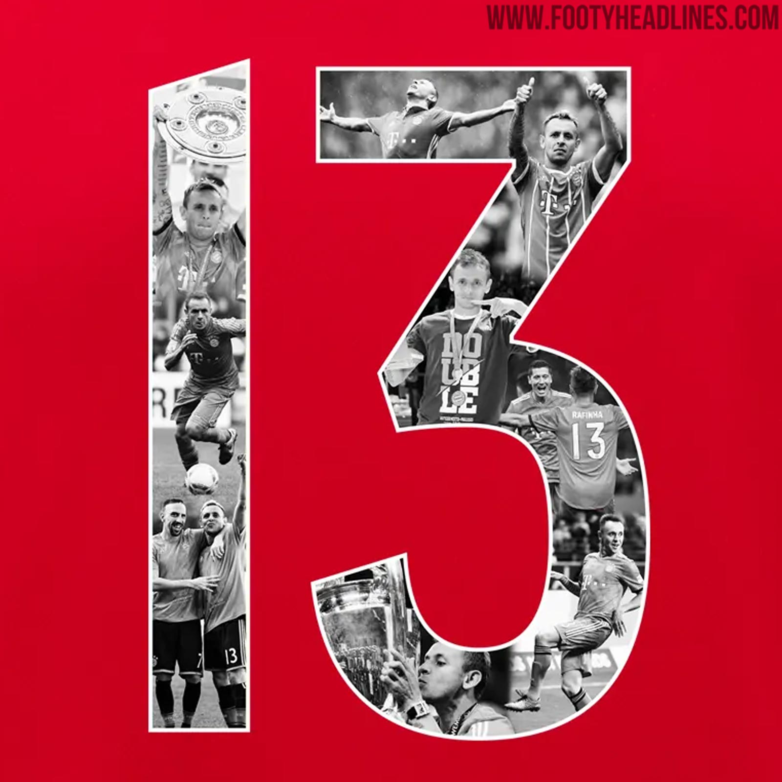 Special Bayern Munich Rafinha, Ribery & Robben Kit Numbers Released ...