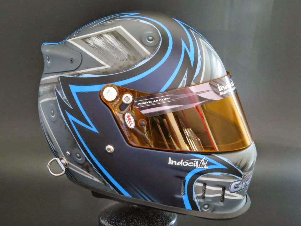 Racing Helmets Garage: Bell GTX.2 J.Gray 2014 by Indocil Art