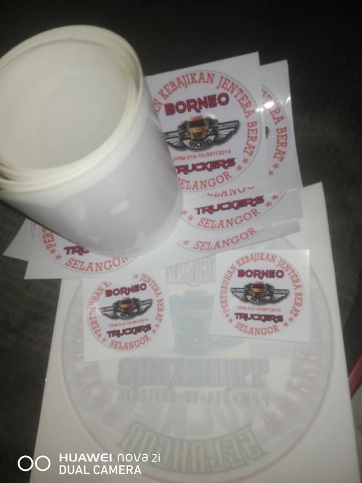 .: Stiker Borneo Truckers