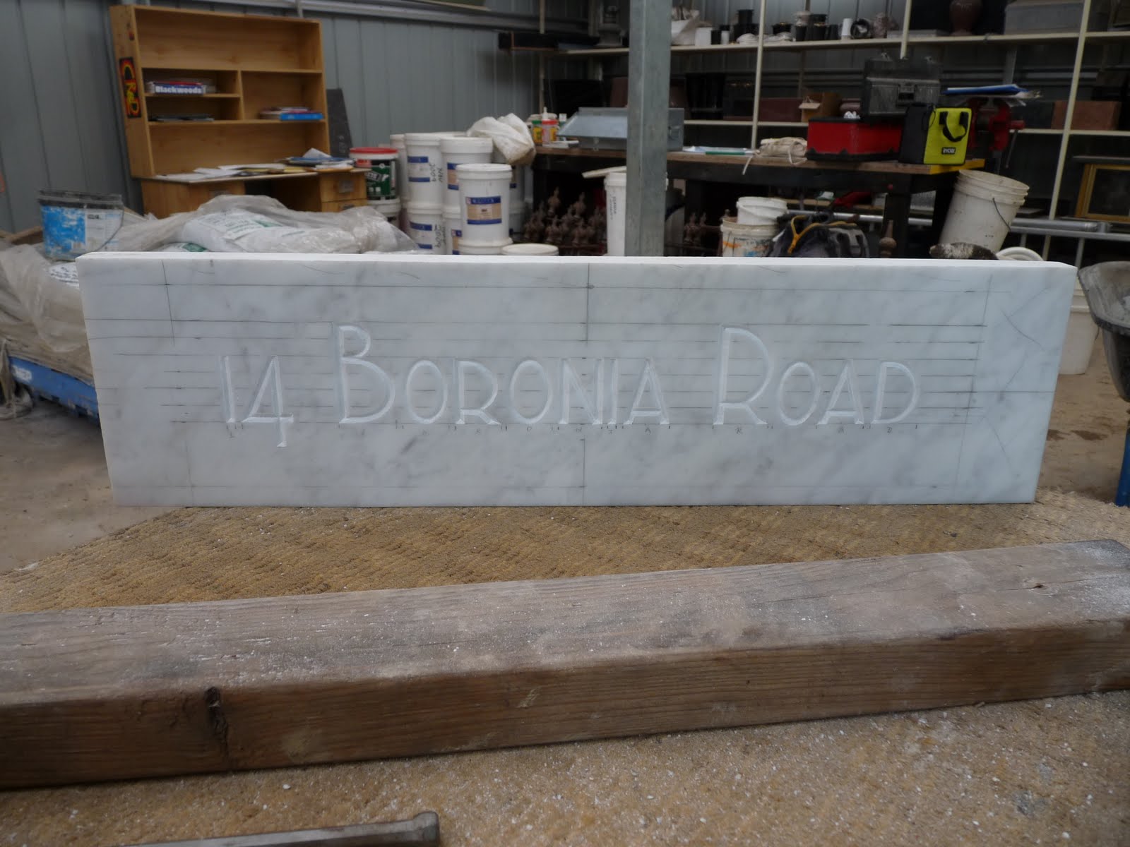 Caring For Monuments at Rookwood: Lead Lettering