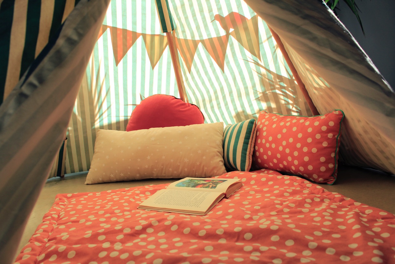 homestar: Room of child: the tipi, the new hut trendy!