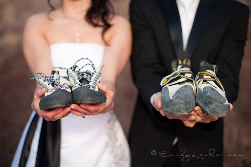 Bridal Bubbly: Climb On! {Rock Climbing Brides and Grooms}