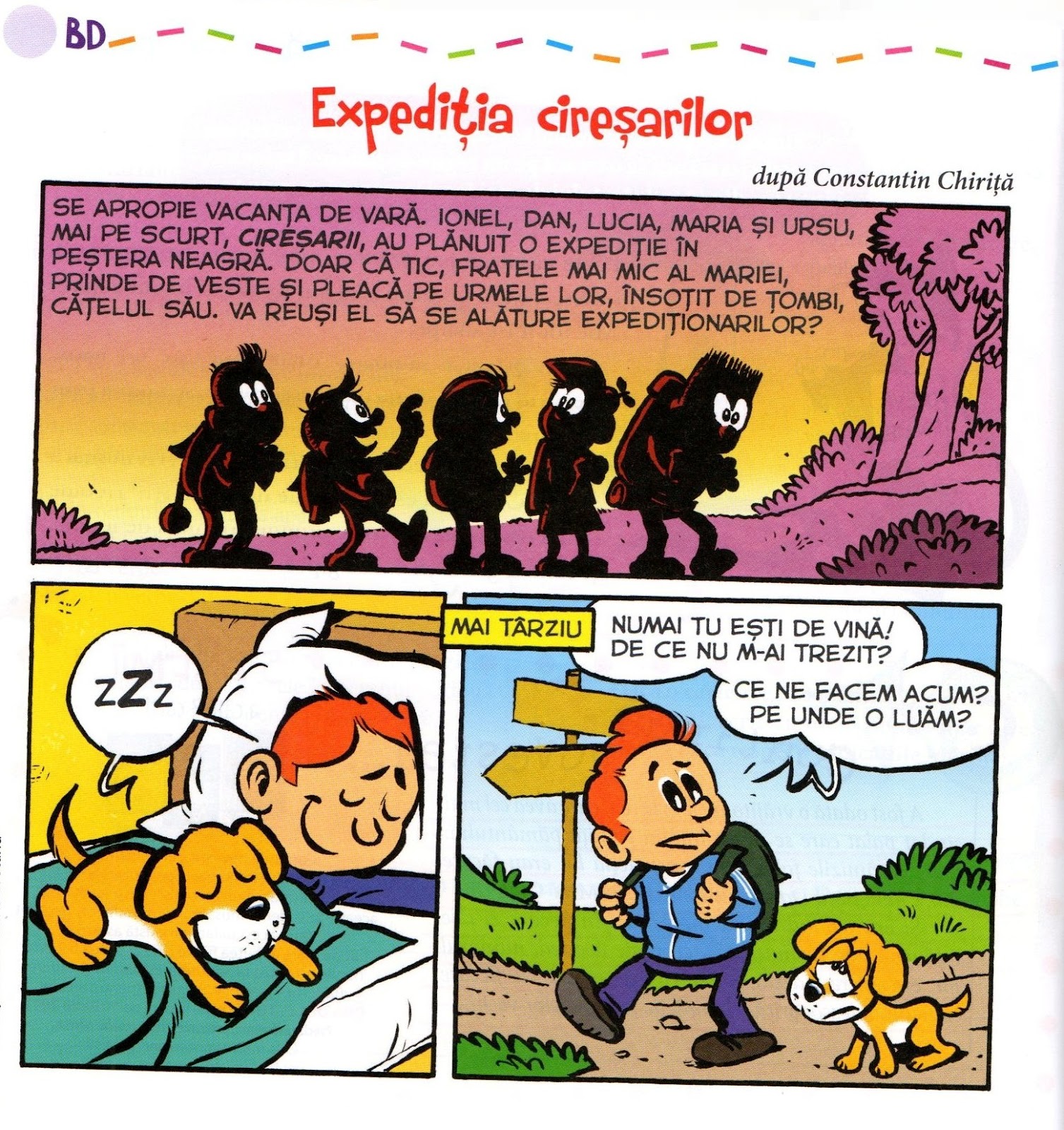 Benzi Desenate: Unde citim benzi desenate? În revista „Ora de lectură”