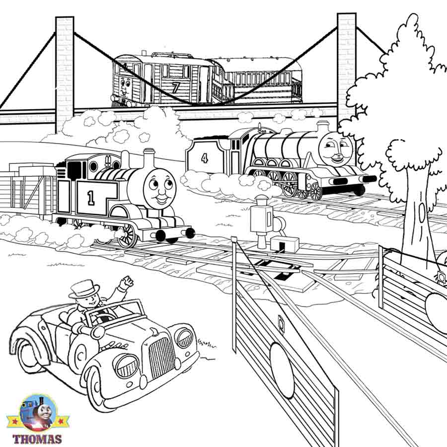 Gordon Thomas The Train Coloring Pages Coloring Pages