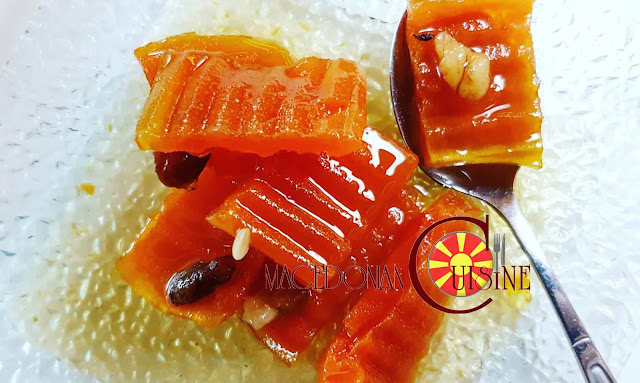 RACHELI - OLD TRADITIONAL RECIPE FOR PUMPKIN PRESERVE ~ Macedonian Cuisine