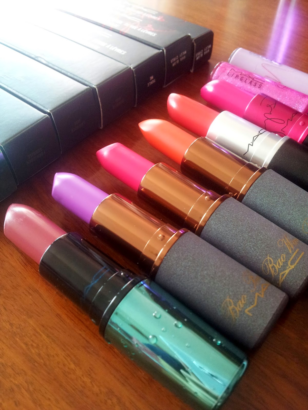Lipsticks for Lunch: MAC Limited Edition Lipstick Collection: Swatches ...