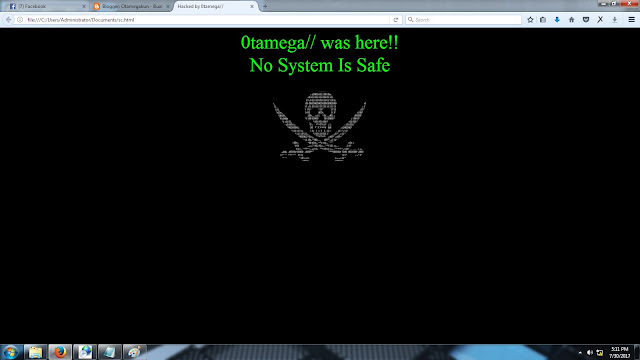 Cara Cepat Membuat Script Deface Sederhana - Otamegakun