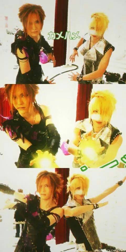 write all the things: Epic Ruki and genks, the gazette meme too