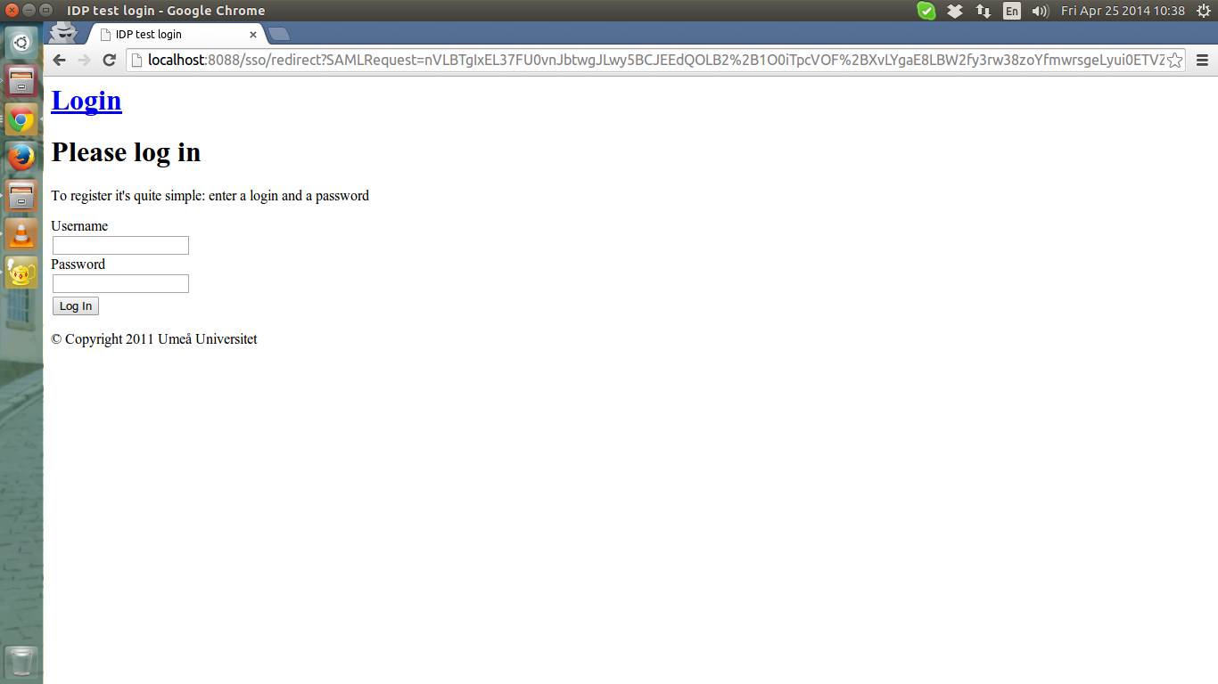 Running the pysaml2 example