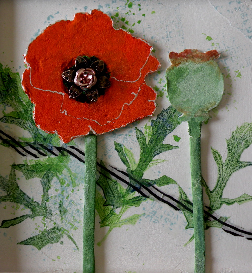 ART FOR LIFE: DEMO FUN...POPPY PAPER CASTS...