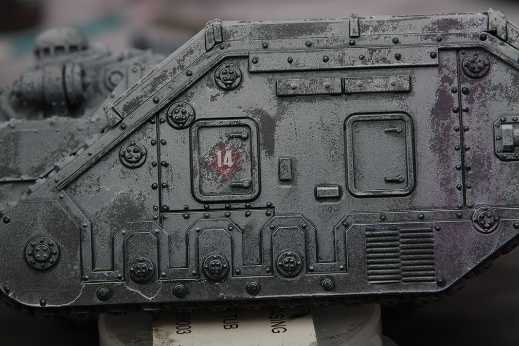 Miniature Fairy Tales: DkoK: Painting a Leman Russ Tank in winter camo