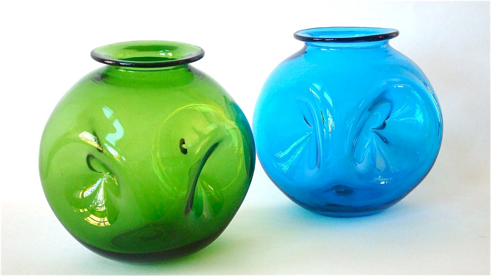 Heart of Glass - Blenko Glass: Anderson 4-dent vases
