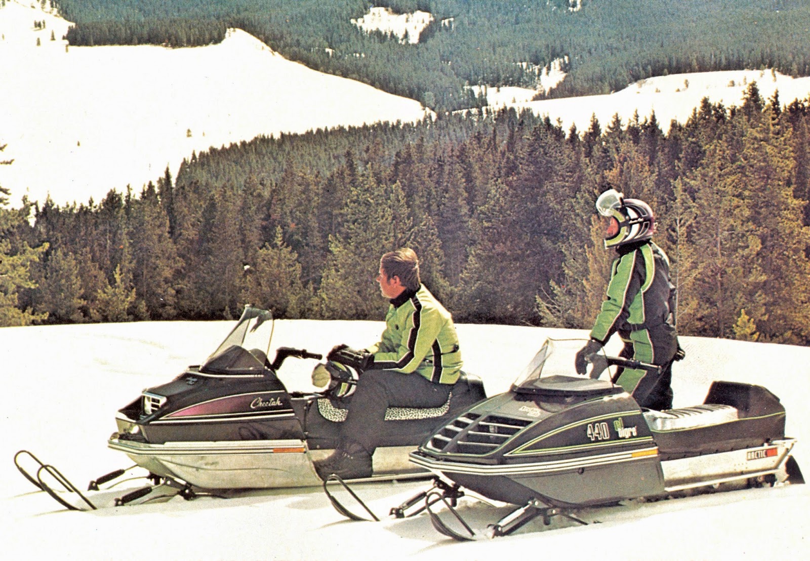 CLASSIC SNOWMOBILES OF THE PAST: MID-SEVENTIES ARCTIC CATS