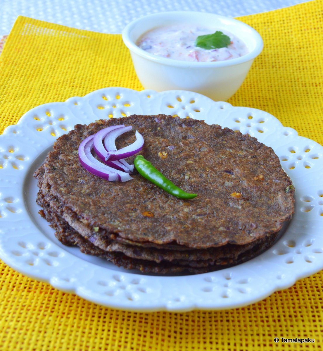Soft Ragi Roti ~ Tamalapaku