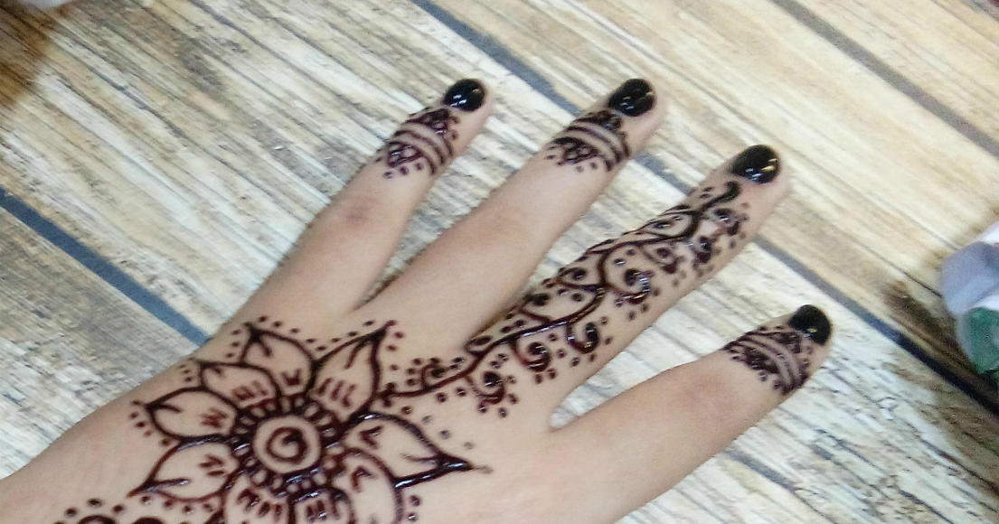 corak inai simple untuk budak