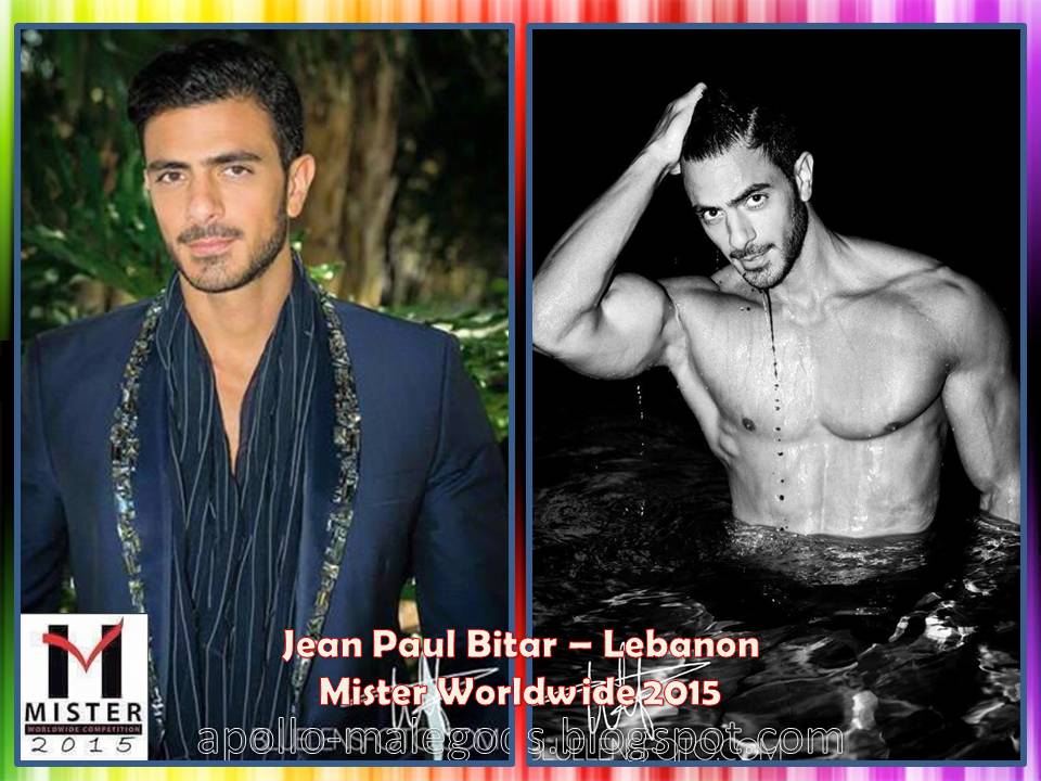 Jean Paul Bitar of Lebanon wins Mister Worldwide 2015 | Apollo Male Gods