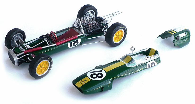 The Great Canadian Model Builders Web Page!: Lotus 25 Formula One Racer