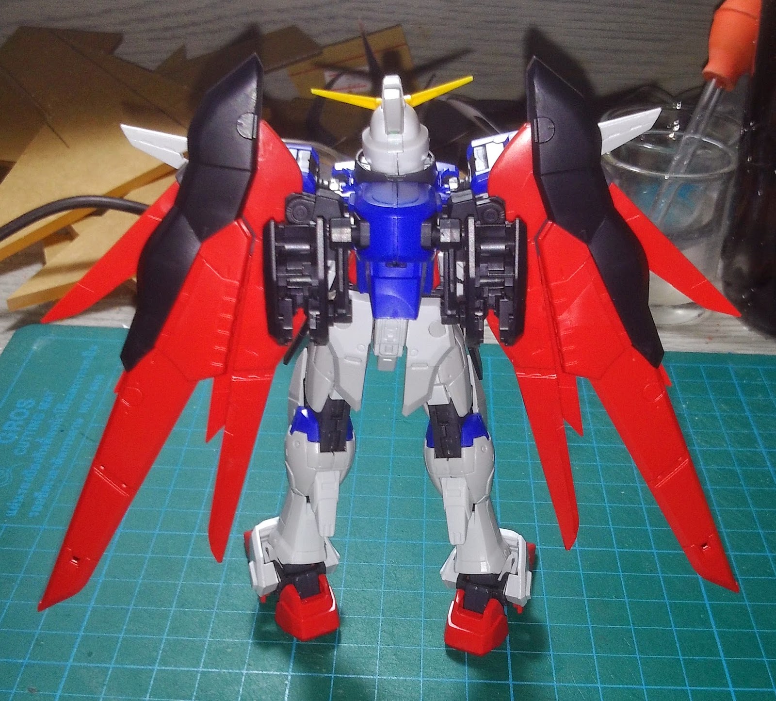 Gundam Plamo Crazy: RG 1/144 Destiny Gundam Part 11 - Backpack Unit