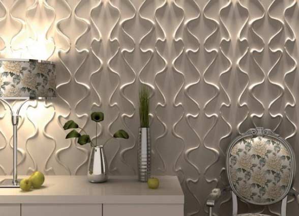 Modern 3d gypsum wall panels choice and installation