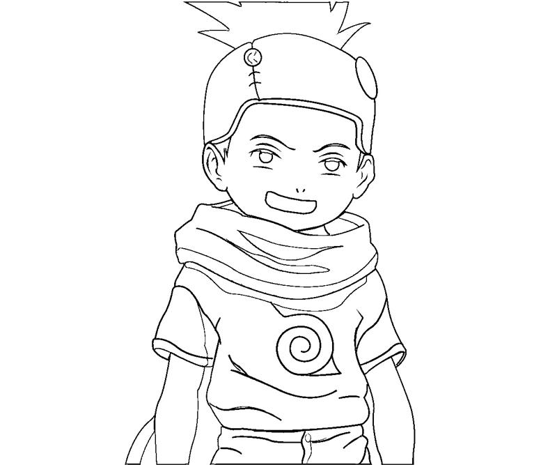 Konohamaru Sarutobi 2 Coloring | Crafty Teenager