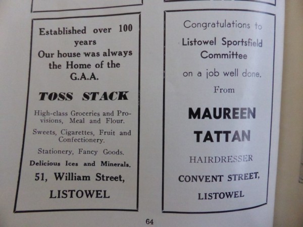 Listowel Connection: Irish College 2015 style, some ads and memories of ...