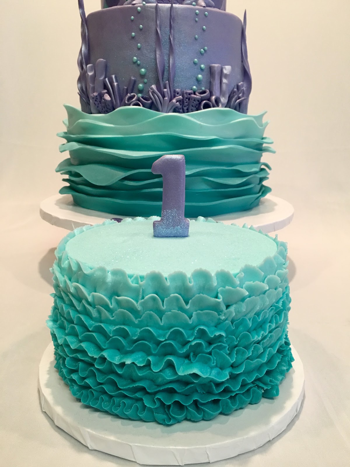 Little Mermaid Wedding Cake