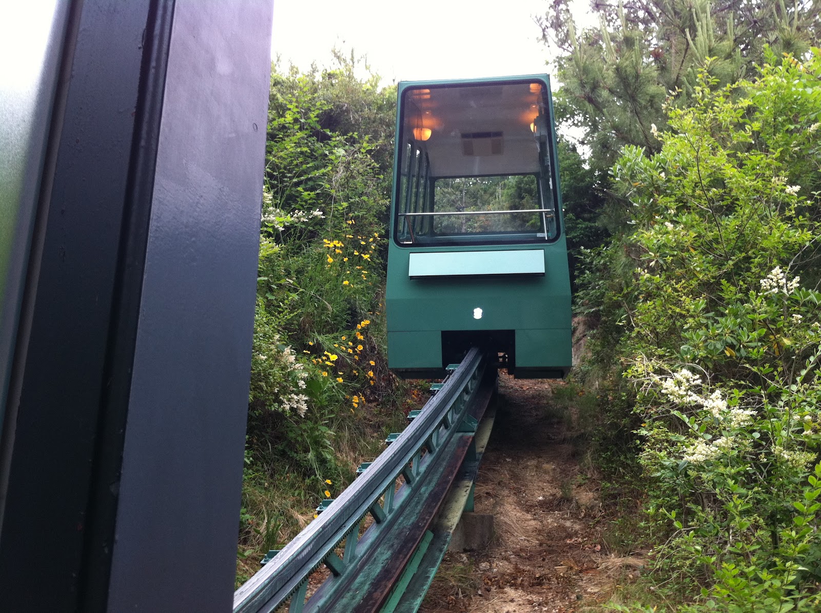 life is journey: Monorail at Benesse House
