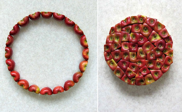 Simply Creative: Geometric Food Art by Şakir Gökçebağ