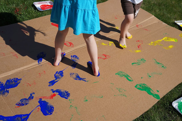 Joyful Learning in the Early Years: Foot Painting
