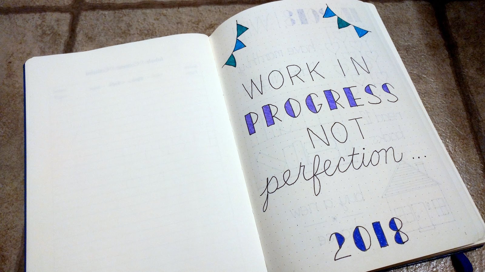 Make Progress in 2018 {and How to Start a Bullet Journal}