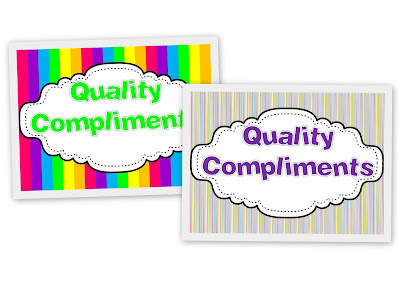 Teaching With Love and Laughter: Compliment Sign Freebie for Blog ...