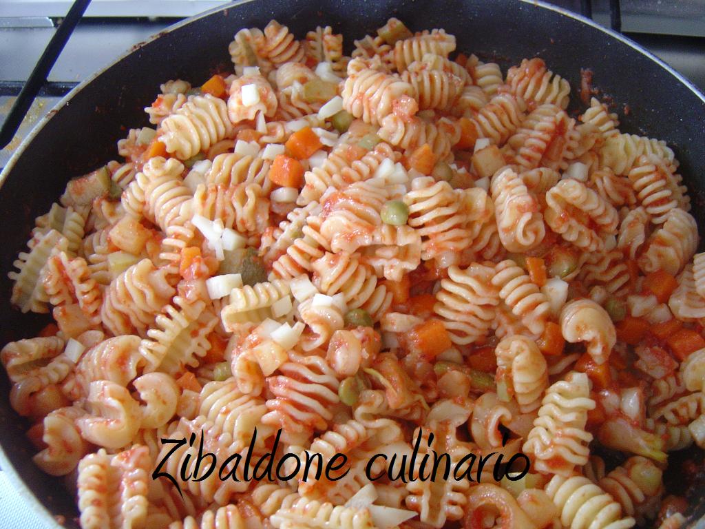 Zibaldone culinario: Radiatori con sugo di verdura detto anche primavera