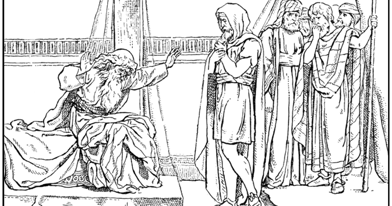 Color Joseph's Coat Shown to Jacob | Color The Bible