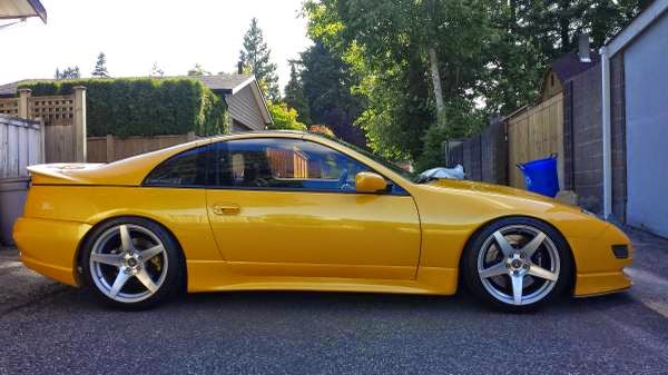 Yellow 1990 Nissan 300ZX Twin Turbo - Classic Auto Restorations