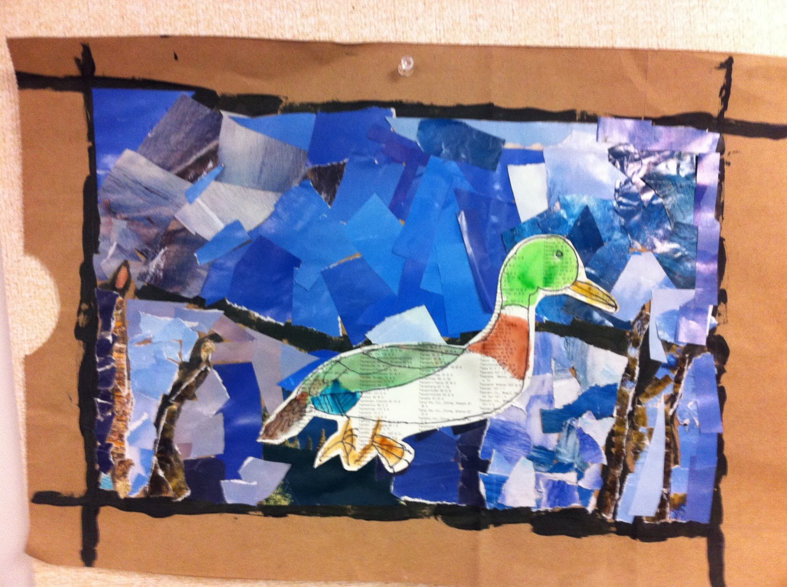 Rethink Crafts: Magazine Mosaics with 4th graders
