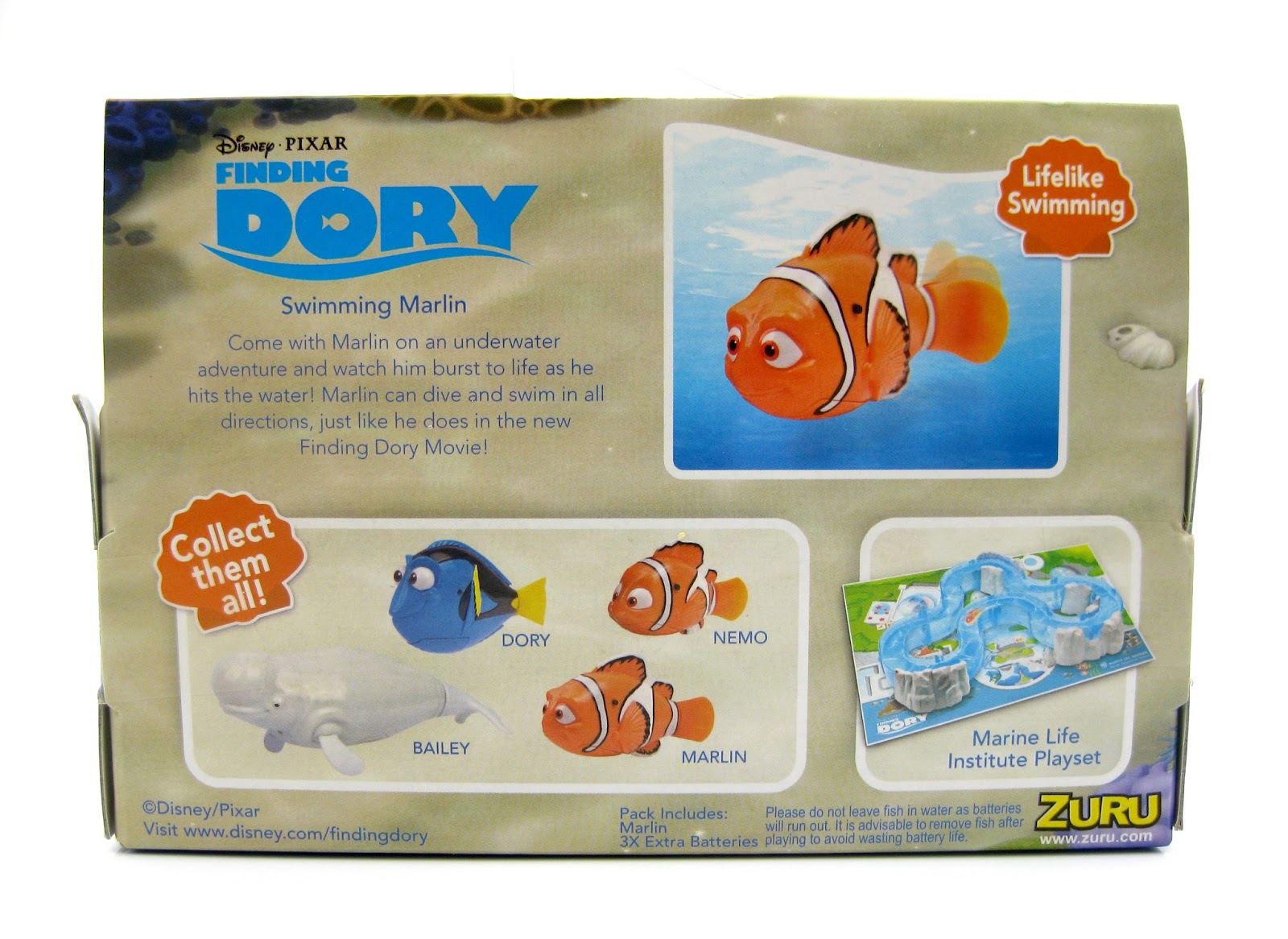 Dan the Pixar Fan: Finding Dory: Swimming Robo Fish Collection from ...