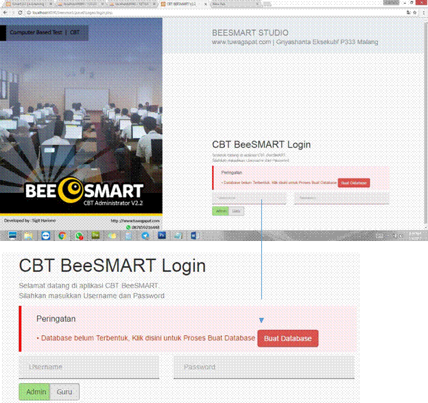Cara Menjalankan CBT Mirip UNBK Puspendik - BeeSmart V.3 - Media Belajarku