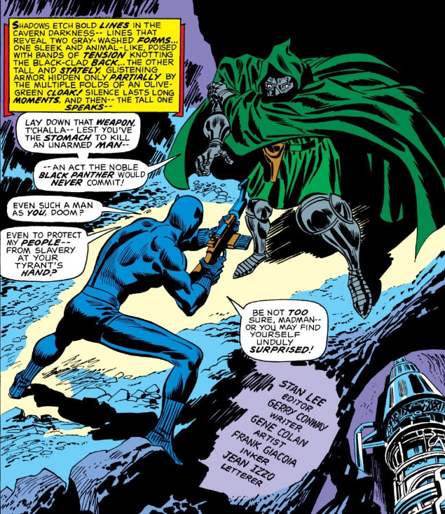 The Peerless Power of Comics!: Gene Colan's Dr. Doom: King vs. King!