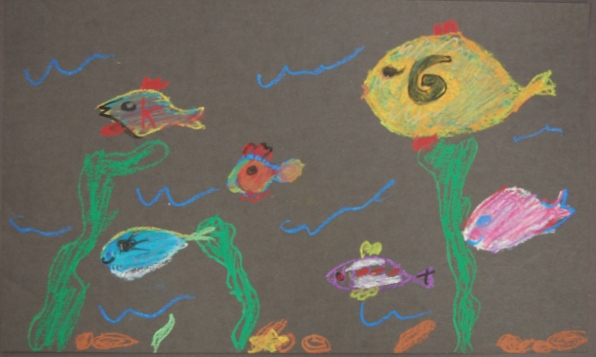 super happy art class: Paul Klee Golden Fish