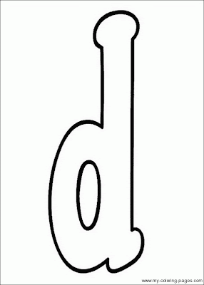 Coloring Pages for Kids: Letter "D" Coloring Pages for Kids