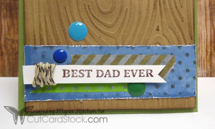 On A Stampage...: CutCardStock: Best Dad Ever