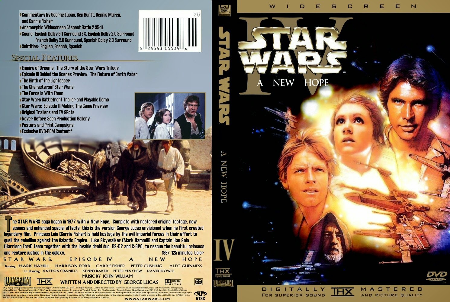 Star Wars Episode IV: A New Hope - DVD | Ultra Capas