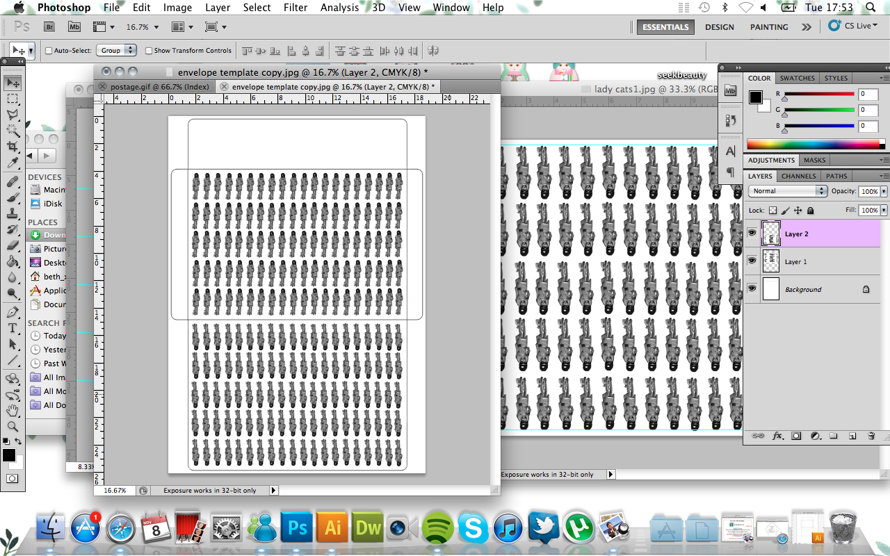 DESIGN PRACTICE: USING MY "ILLUSTRATOR SKILLS" TO CREATE MY ENVELOPE ...