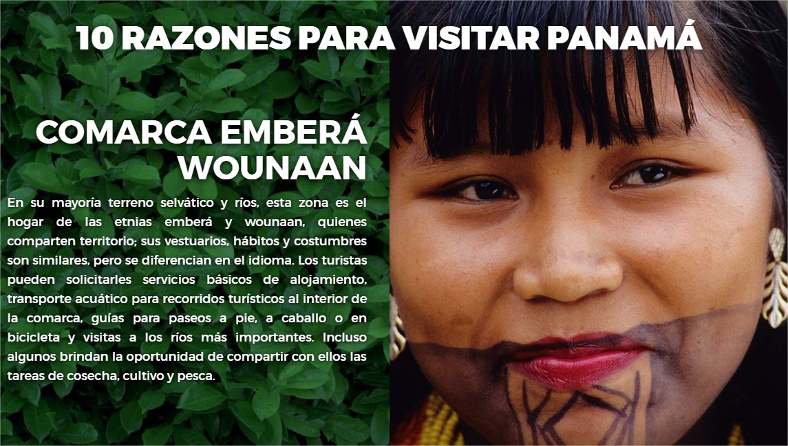 COMARCA EMBERÁ WOUNAAN ~ Turismo Geográfico en Panamá