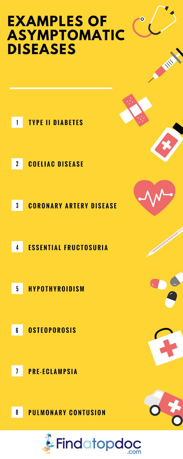FindaTopDoc Blog: Examples of Asymptomatic Diseases