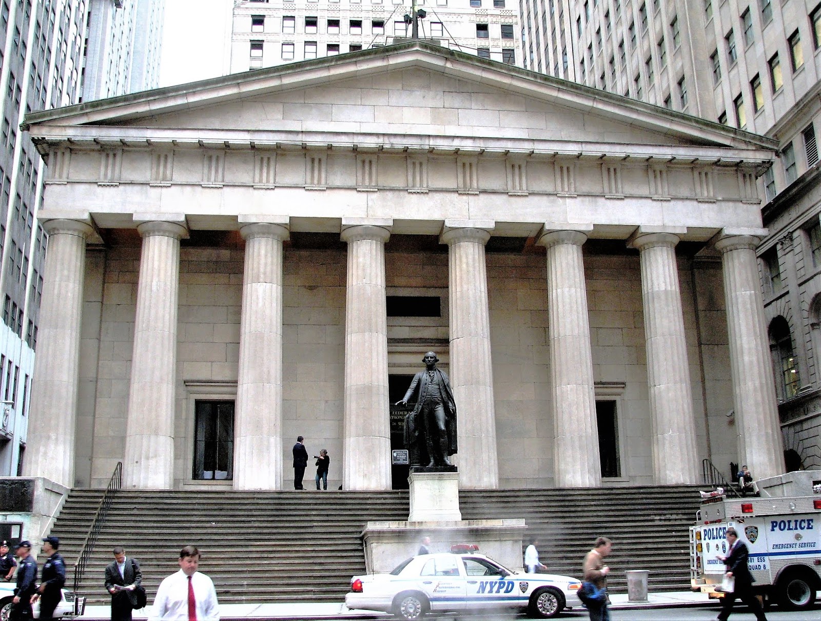 Daytonian in Manhattan: The 1882 George Washington Statue - Federal Hall
