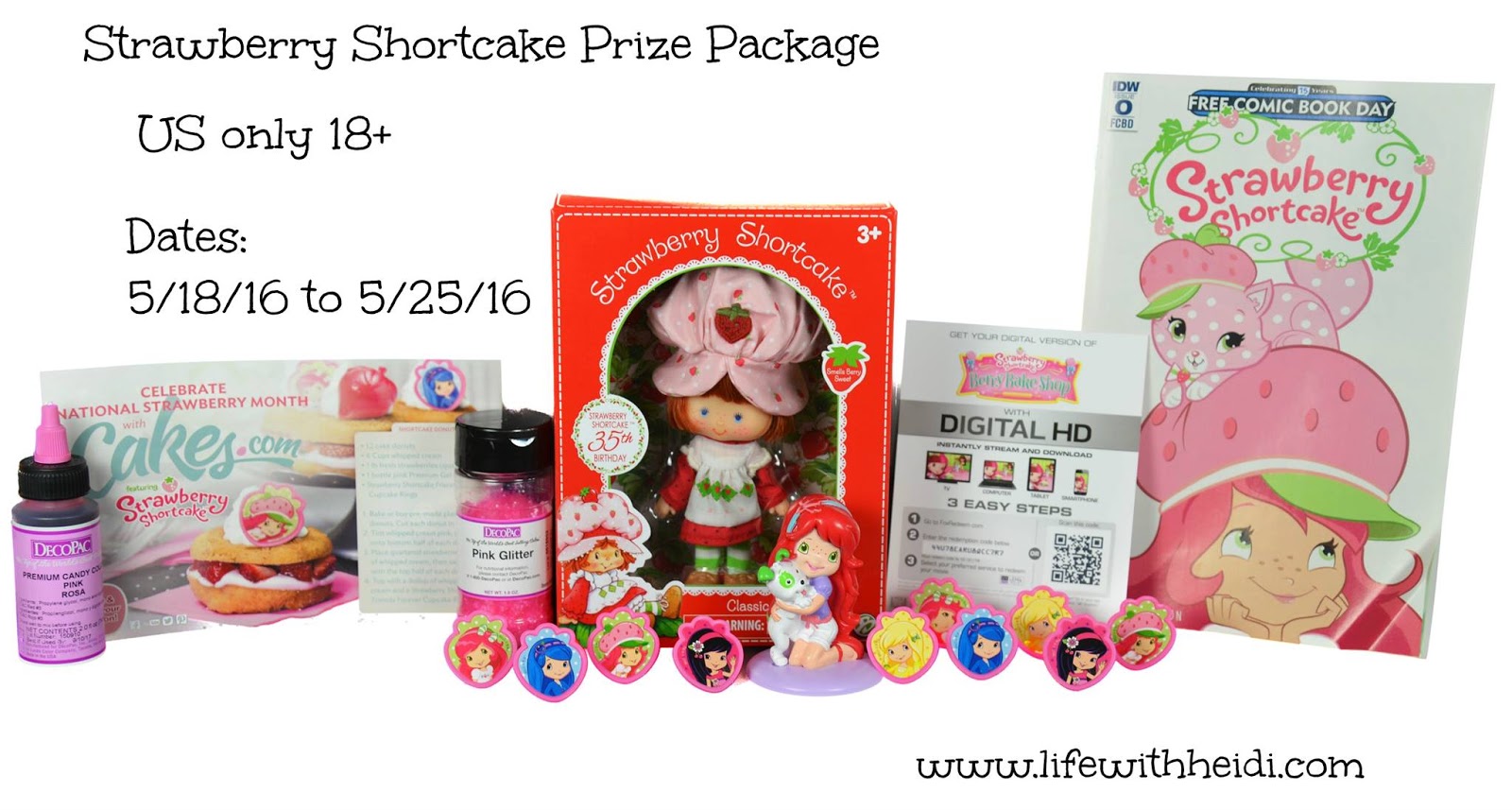 Monicas Rants Raves and Reviews: Strawberry Shortcake Prize Package ...