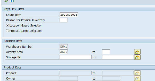 Hari's SAP EWM and LE: EWM External Physical Inventory (PI) Process