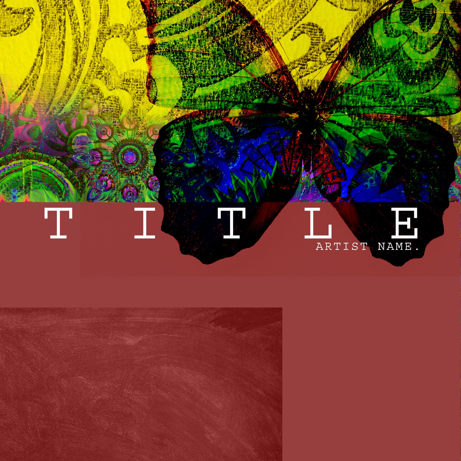 Music single/album/mixtape/CD cover artwork graphic design templates