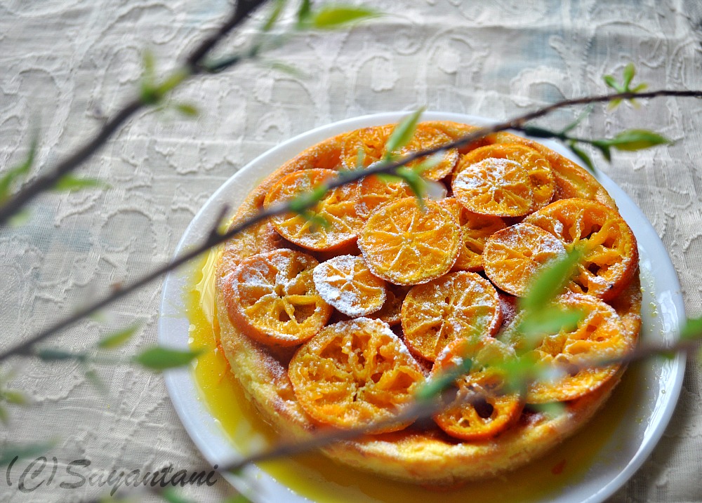 Tangerine Ricotta Pudding - A Homemaker's Diary